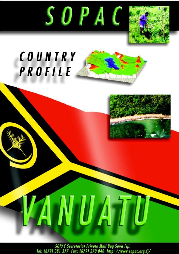 SOPAC country profile : Vanuatu