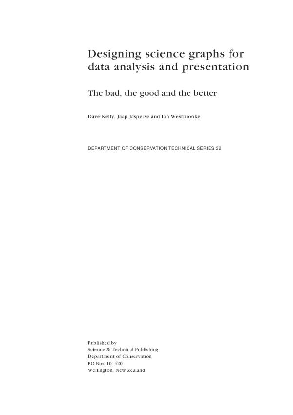 Designing Science Graphs For Data Analysis And Presentation The Bad The Good And The Better