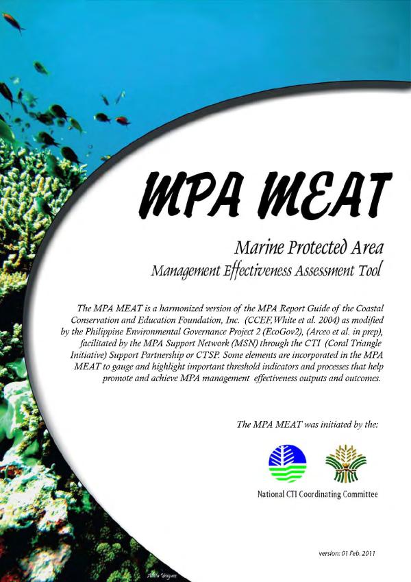 Marine Protected Area Management Effectiveness Assessment Tool Mpa Meat
